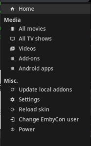 Kodi(CoreELEC) 21 安装 Emby 插件及皮肤教程 – XanderYe的个人小站